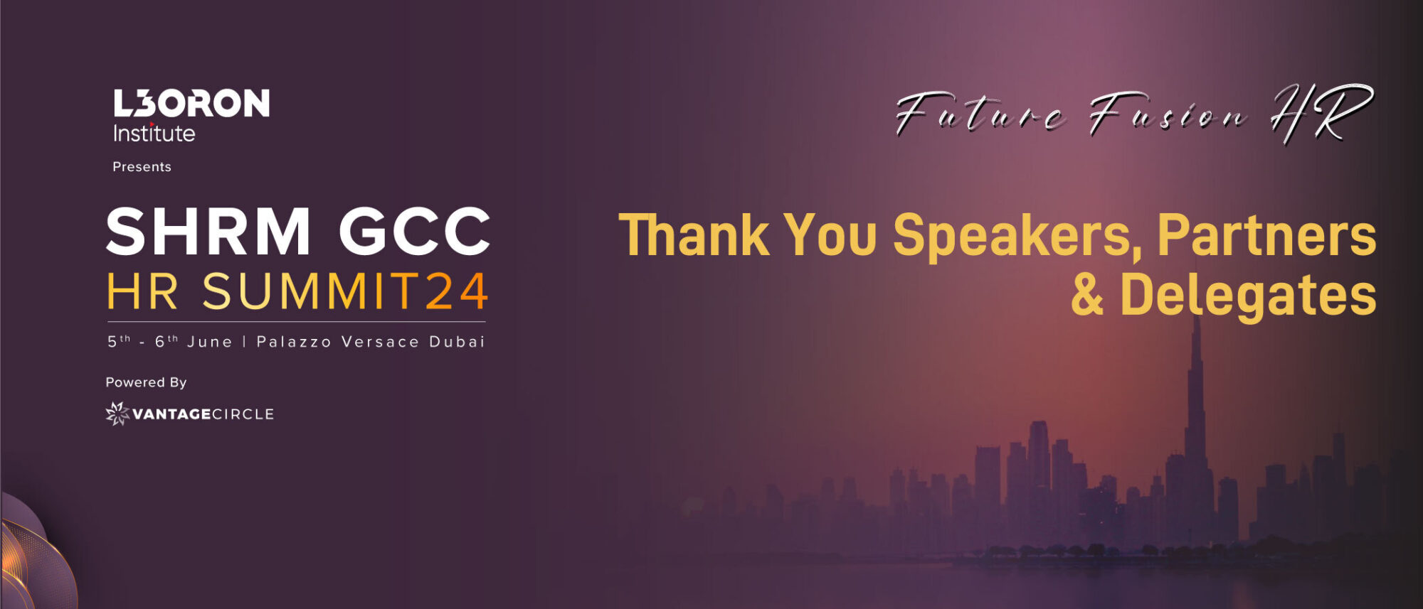 SHRM GCC HR Summit24, Dubai - SHRM MENA Conference